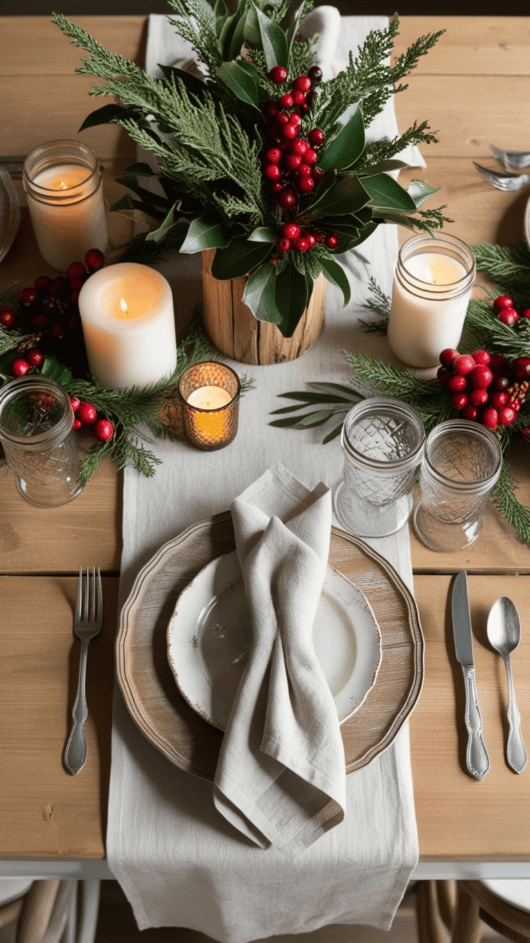 27 Elegant Christmas Table Settings Ideas to Make Your Dinner Extra Special