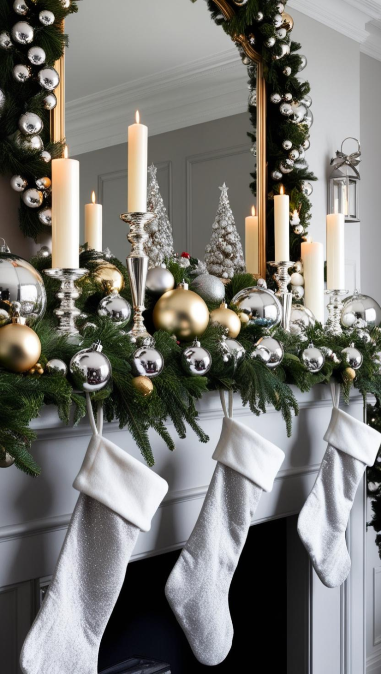 35 Charming Christmas Mantel Decor Ideas