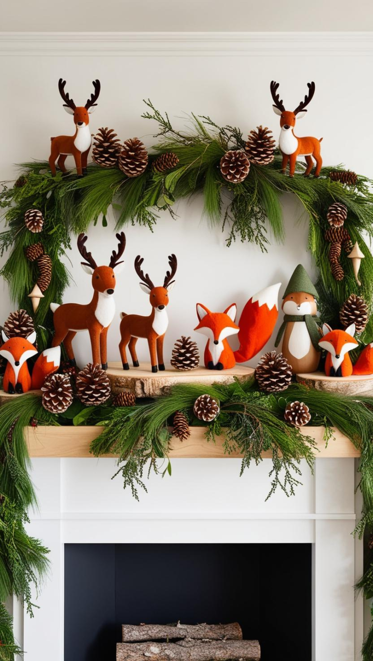 35 Charming Christmas Mantel Decor Ideas