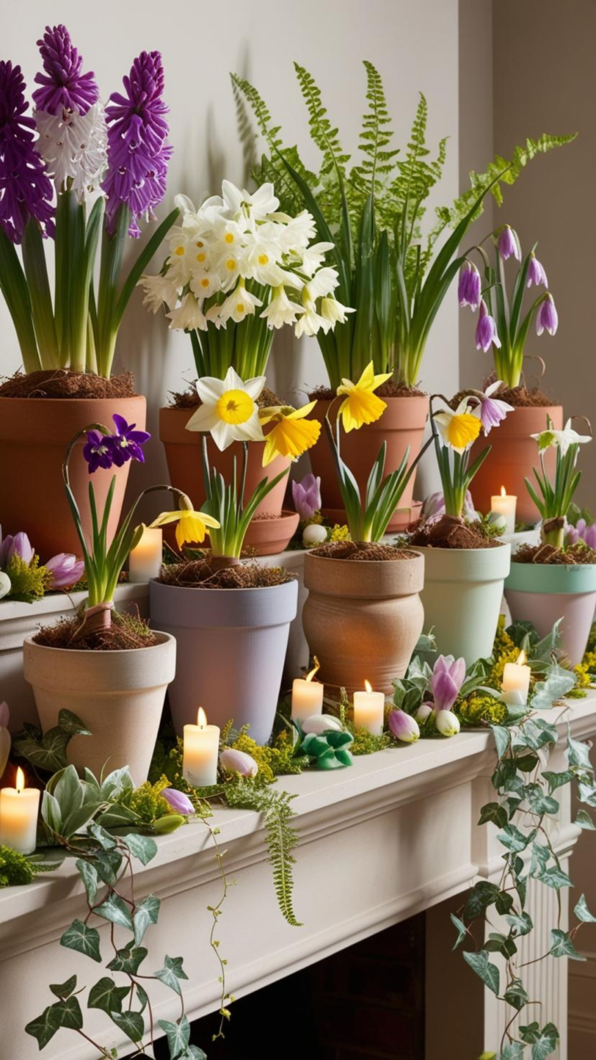 34 Stylish Spring Mantel Decor Ideas for a Fresh New Look
