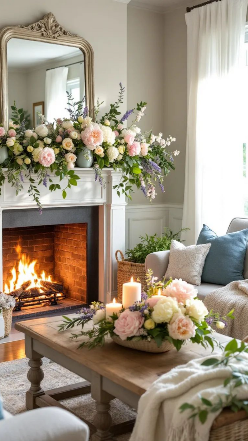 21 Beautiful Spring Mantle Decor Ideas in 2026