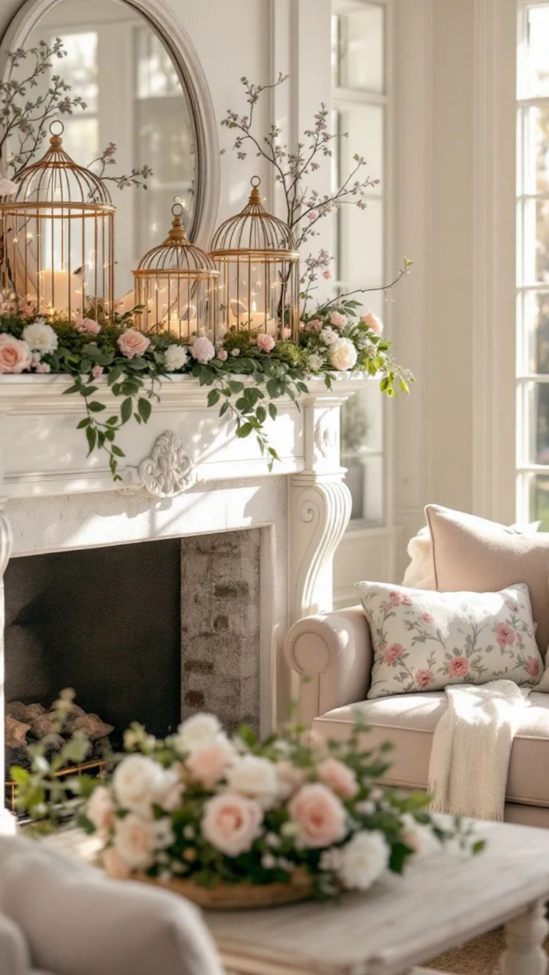 21 Beautiful Spring Mantle Decor Ideas in 2026