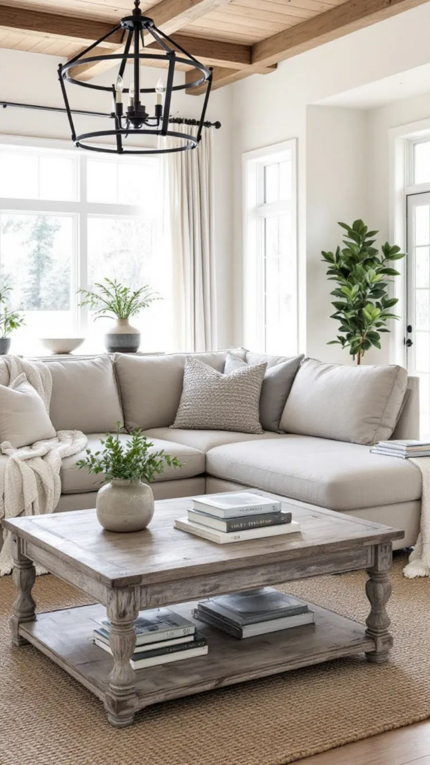 27 Gorgeous Modern Farmhouse Living Room Inspirations