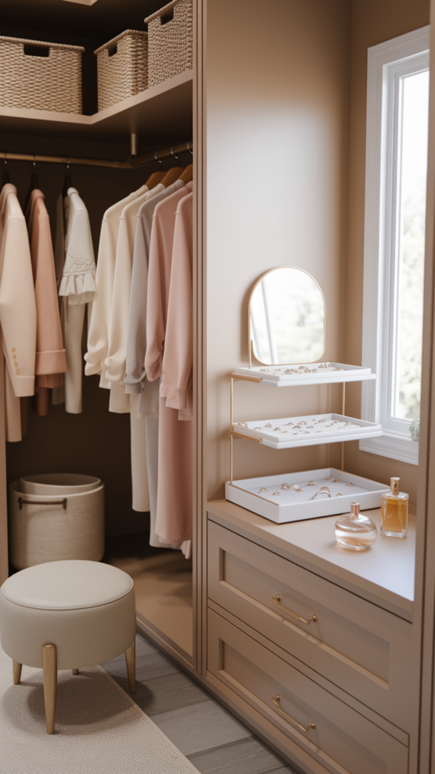 27 Small Walk-In Closet Ideas to Organize in Style