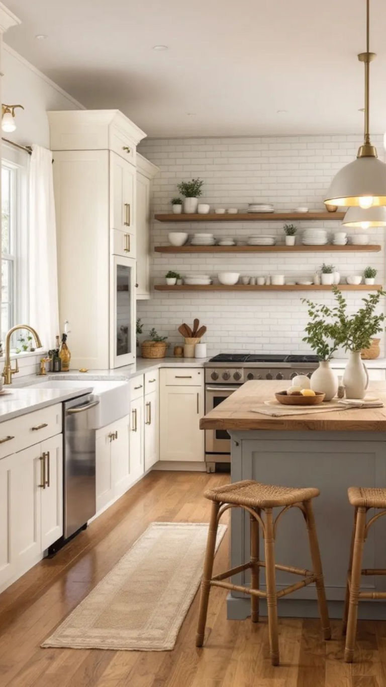 27 Warm White Kitchen Looks That Are Both Chic and Inviting