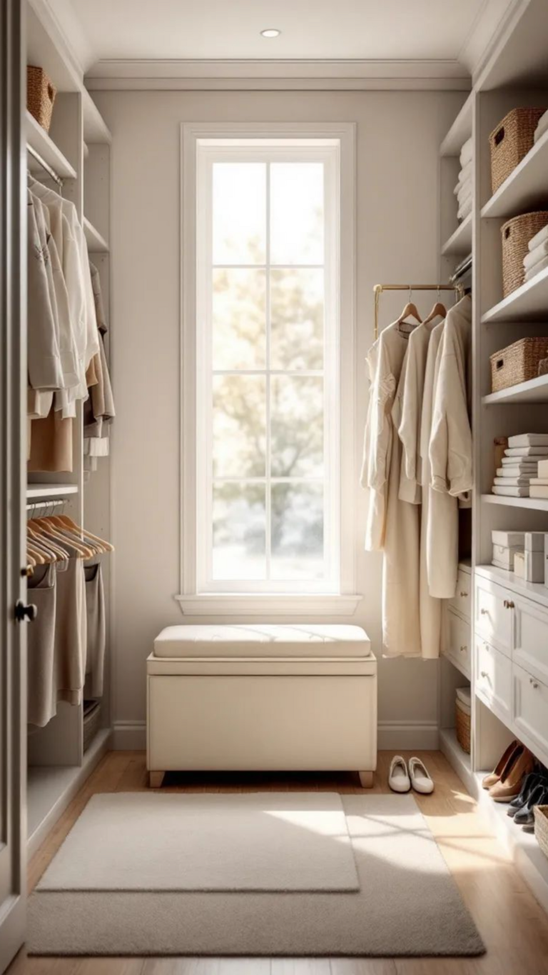 27 Small Walk-In Closet Ideas to Organize in Style