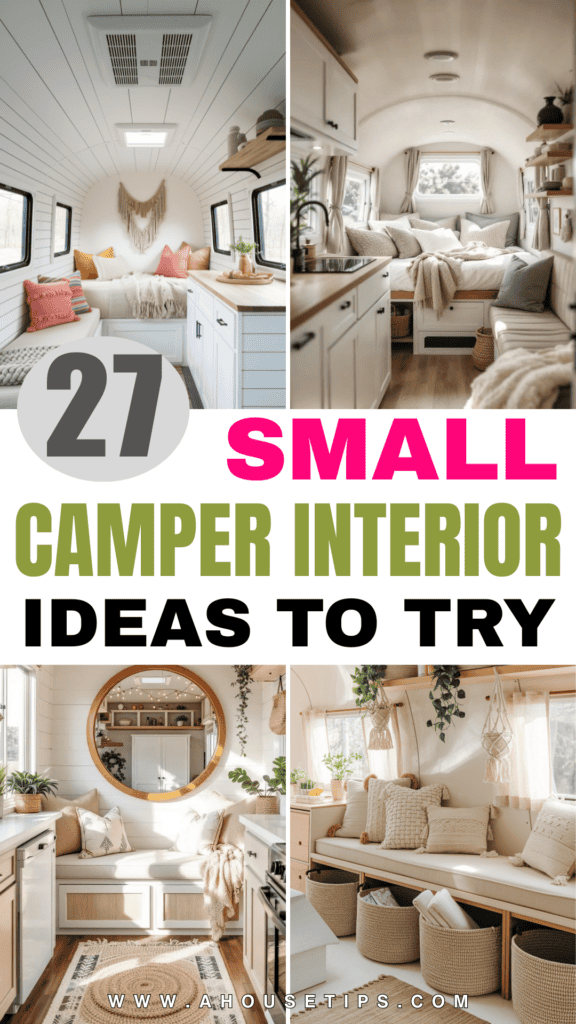 27 Small Camper Interior Ideas That Wow!