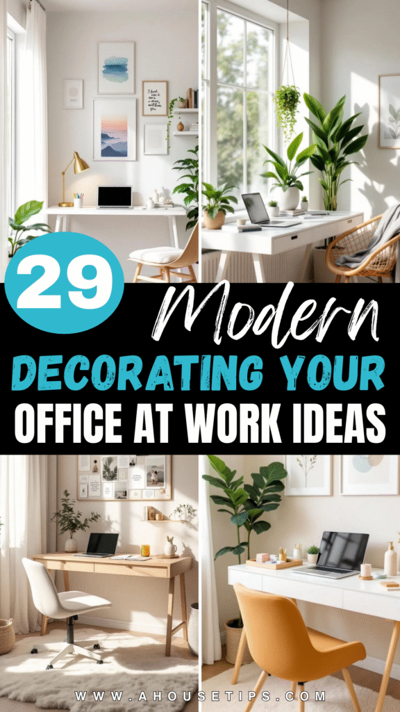 29 Modern Decorating Your Office at Work Ideas You’ll Love