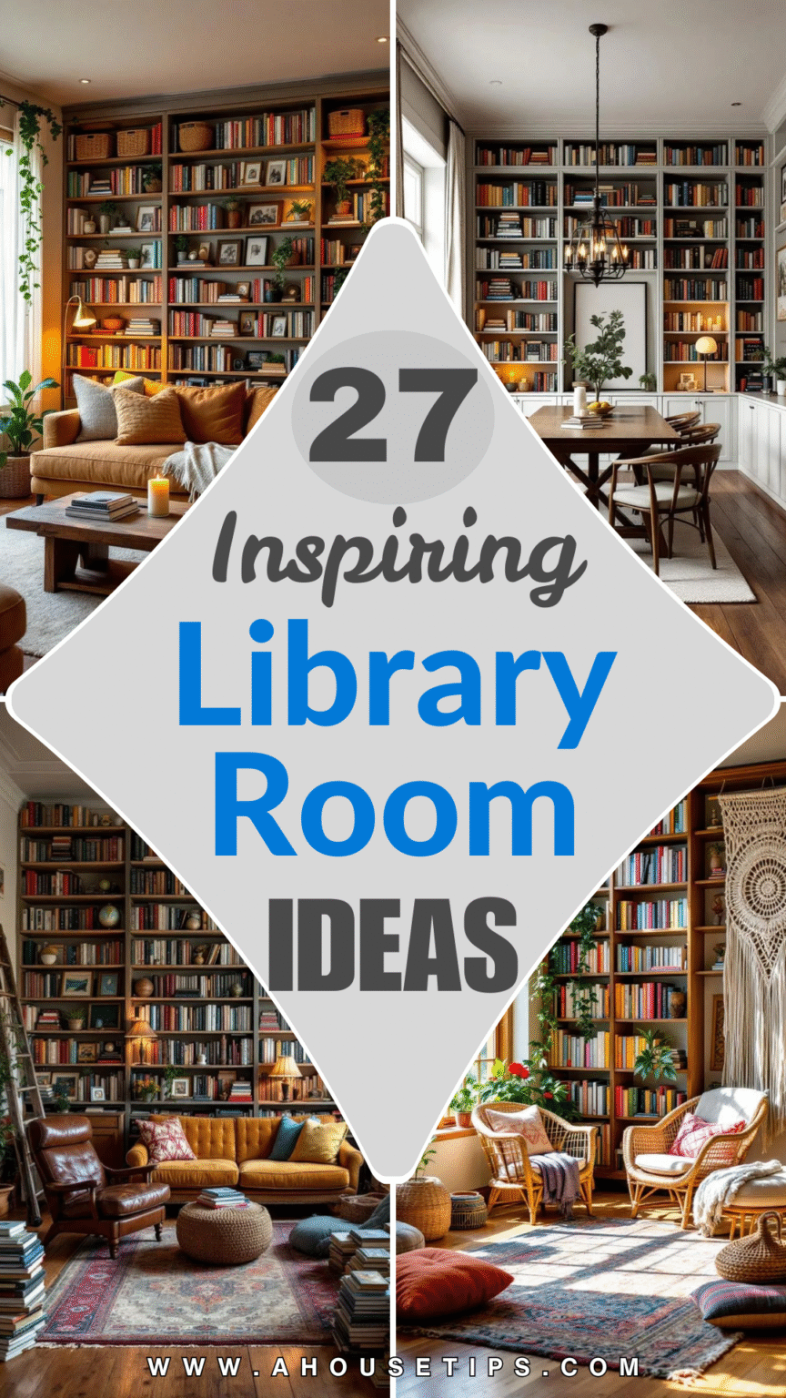 27 Library Room Ideas for a Cozy Reading Retreat!