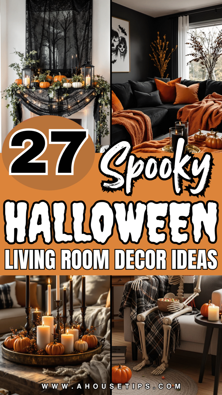 27 Spooky Halloween Living Room Decor Ideas to Try This Year