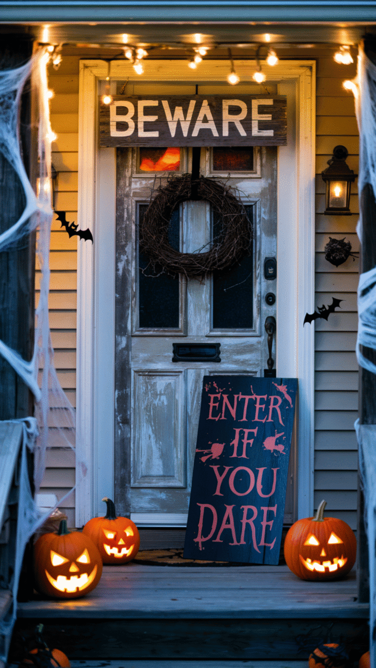 29 Halloween Door Decorations Ideas for the Ultimate Haunted Entry