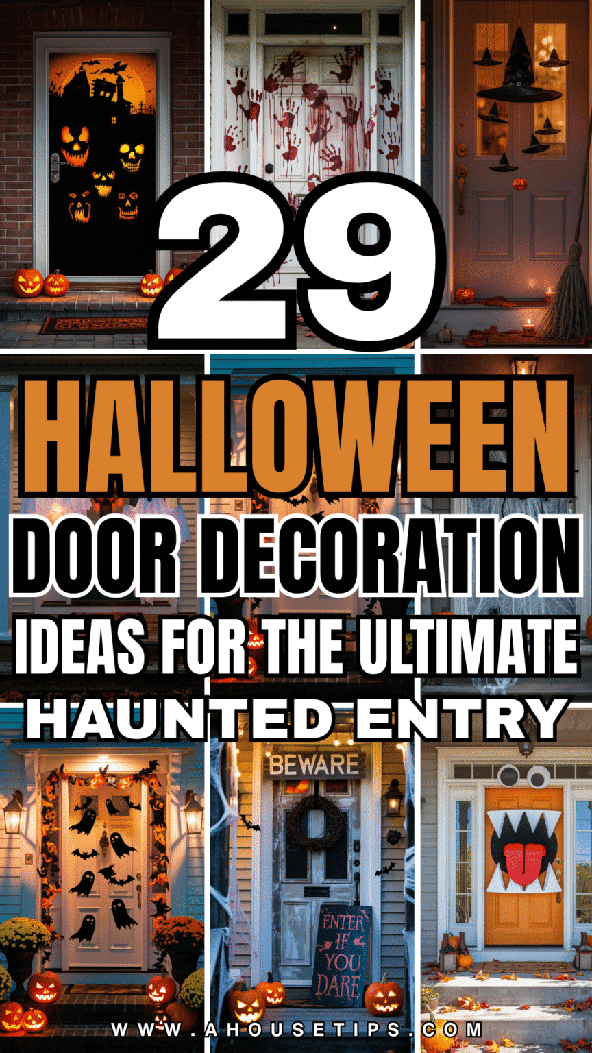 29 Halloween Door Decorations Ideas for the Ultimate Haunted Entry