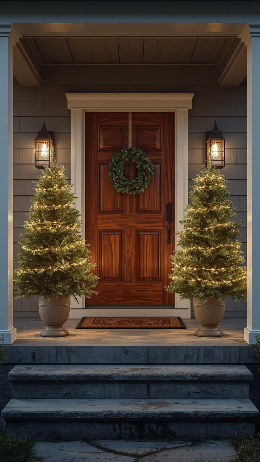 25 Stunning Front Porch Christmas Decor Ideas You’ll Love